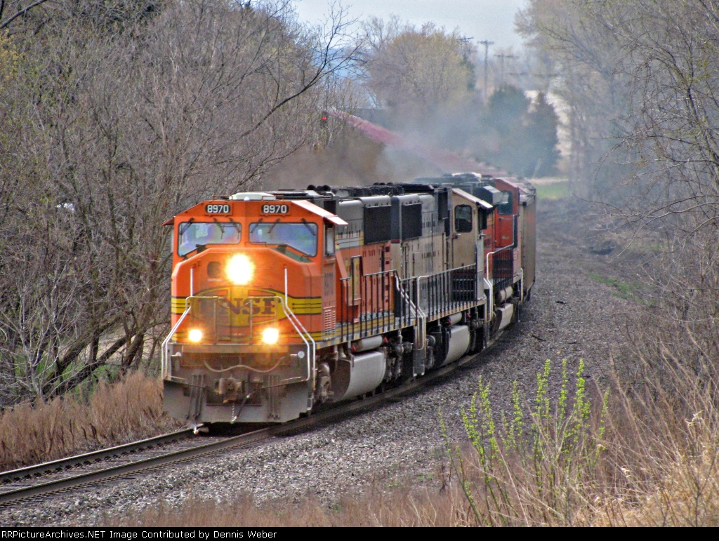 BNSF 8970, CP's River Sub.